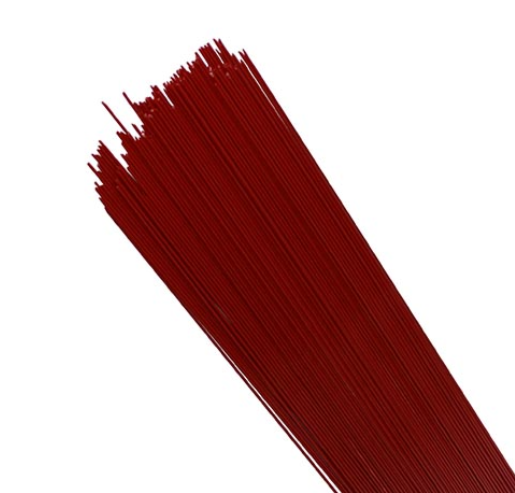 96 COE Cherry Red Semi Opal Glass Stringer 5oz - Fusible Rods – Global ...